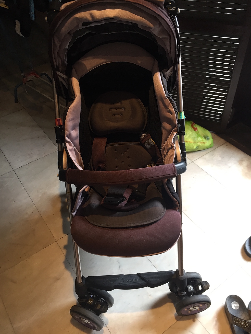 รถเข็น Combi สีชมพู | mombiestreet สินค้าแม่และเด็ก