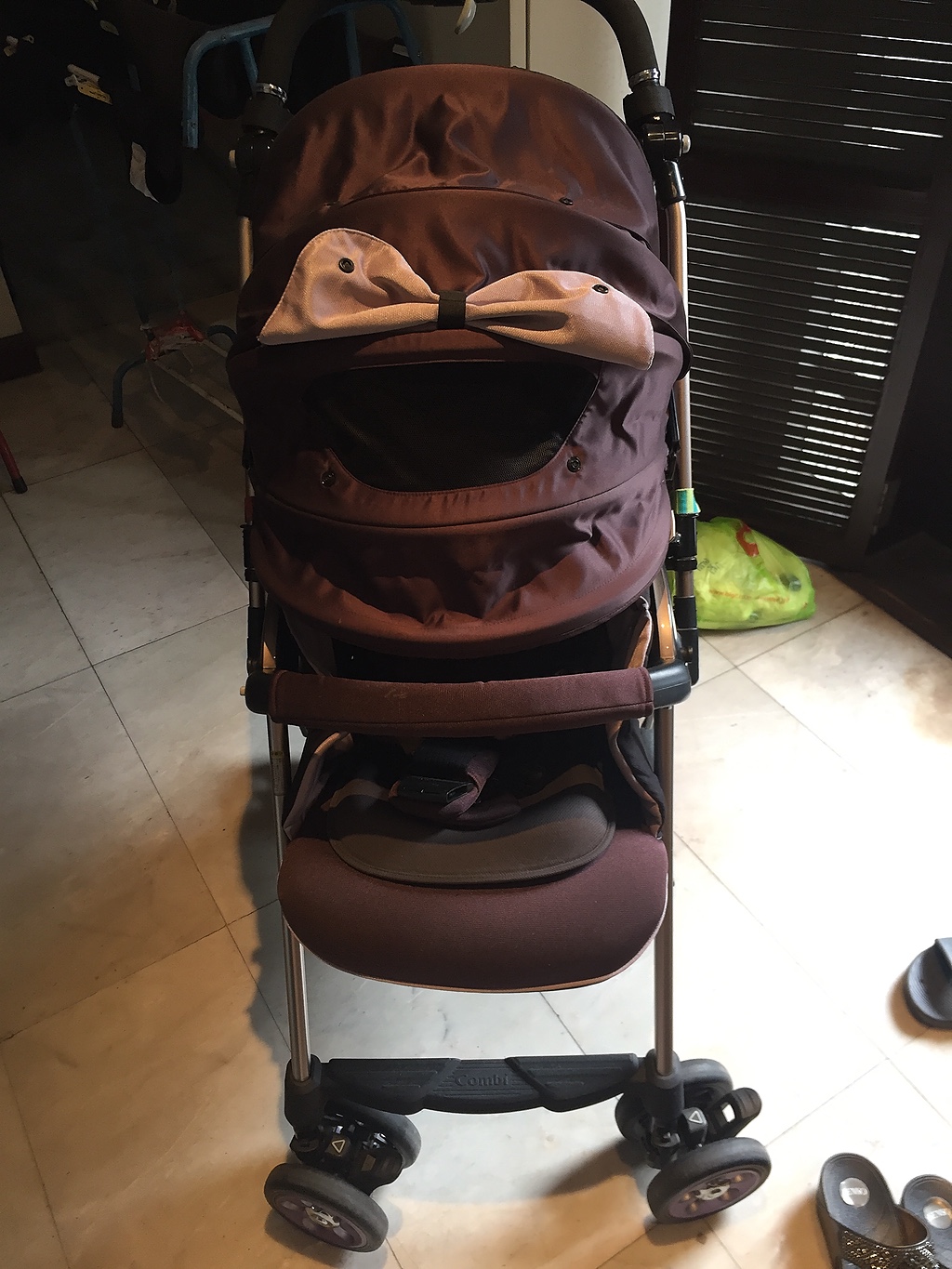 รถเข็น Combi สีชมพู | mombiestreet สินค้าแม่และเด็ก