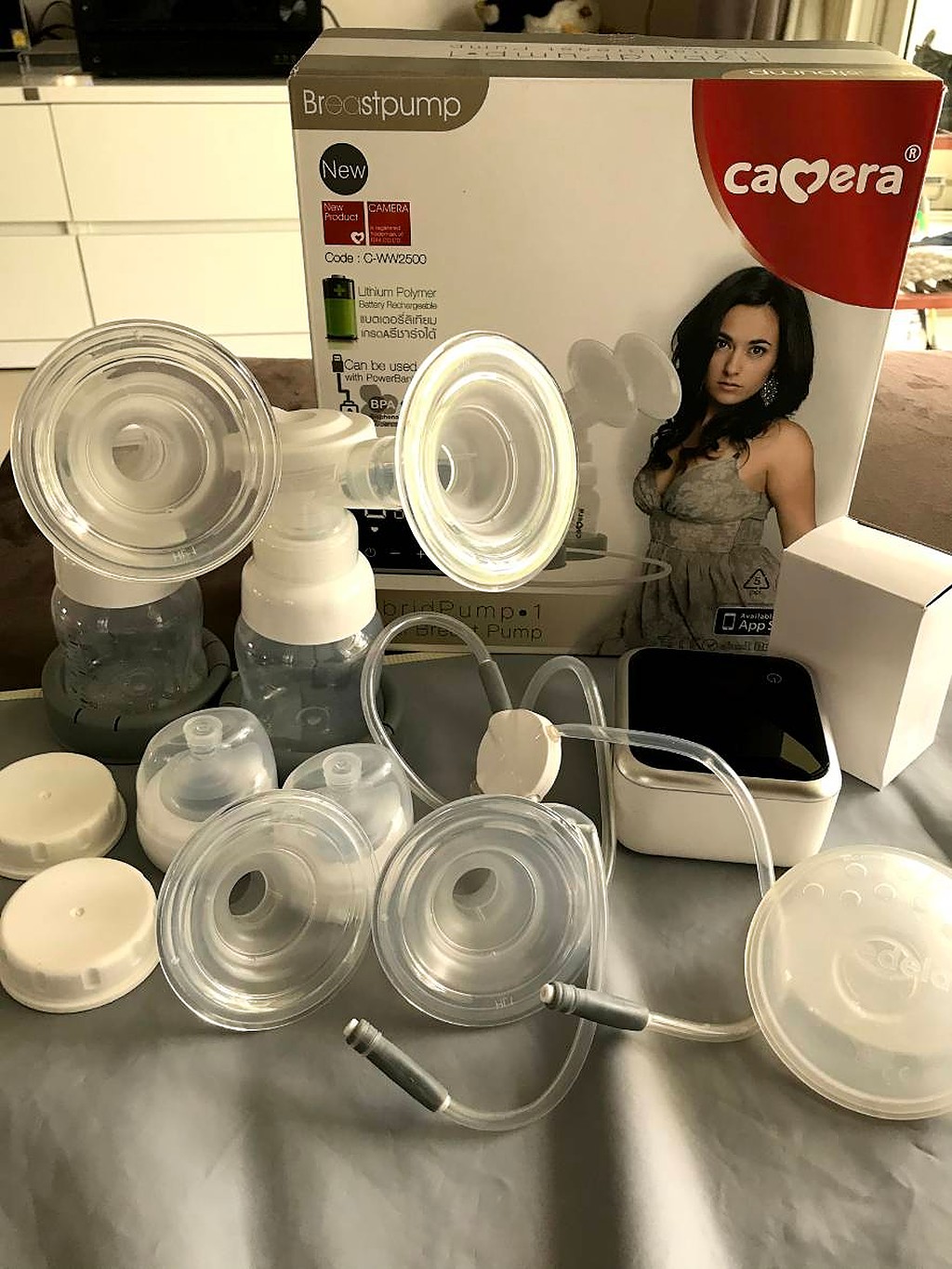 เครื่องปั๊มนม attitude mom galaxy, camera, กรวยแฮนด์ฟรี freemie, cimilre | mombiestreet สินค้า ...