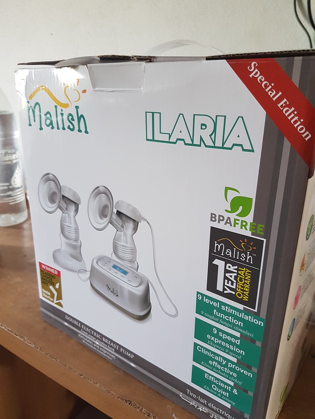 เครื่องปั้มนม malish รุ่น ilaria | mombiestreet สินค้าแม่และเด็ก