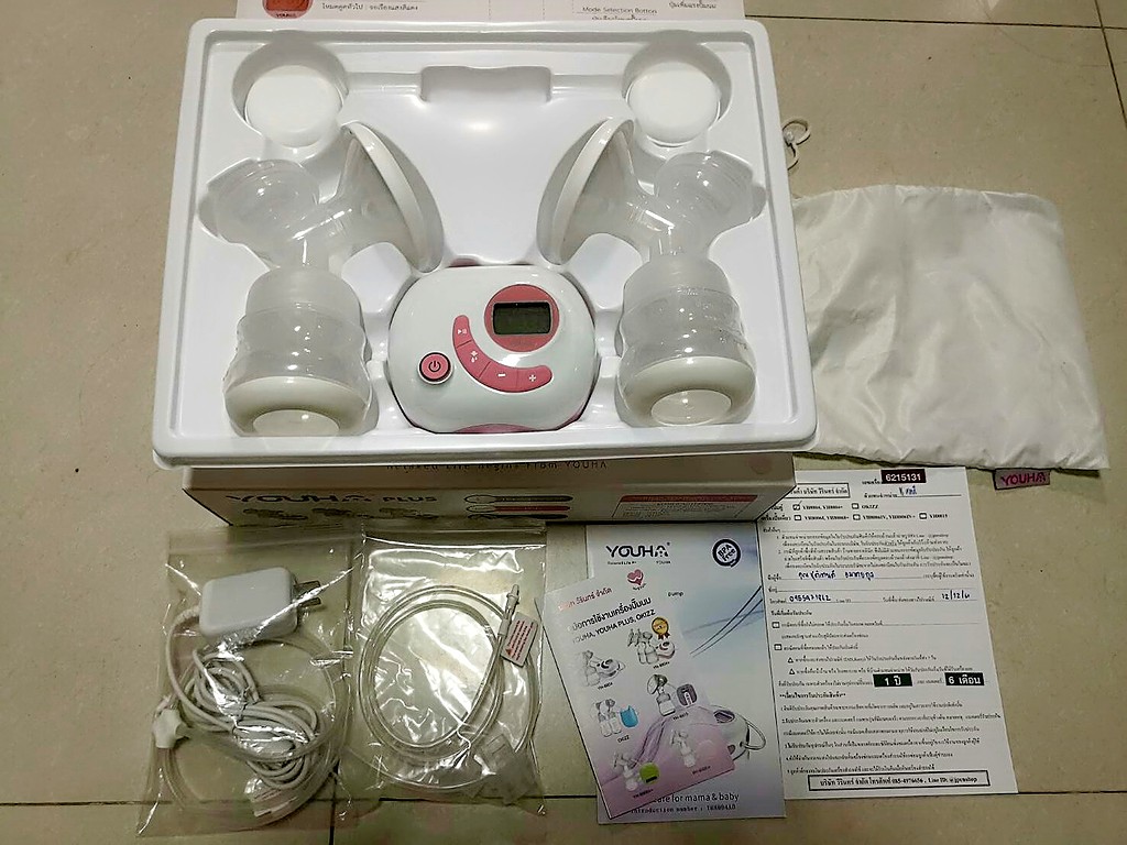 เครื่องปั๊มนม YOUHA PLUS 8804+ | mombiestreet สินค้าแม่และเด็ก