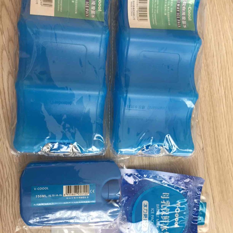 V-Coool Ice Pack Set มี ถุงใสกันซึม1 +เจล1+ น้ำแข็งเทียม 3 (ใหญ่2 เล็ก1) | mombiestreet สินค้า ...