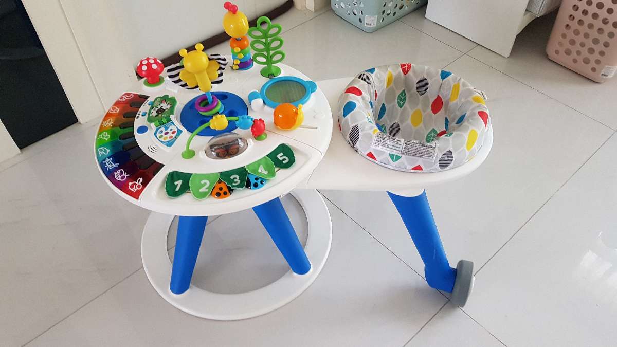 AWG BabyEinstein โต๊ะหัดเดิน+กิจกรรม สภาพดี เสียง ไฟ ติดครบ | mombiestreet สินค้าแม่และเด็ก