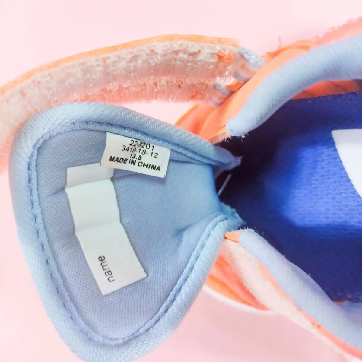 IFME Light รองเท้าผ้าใบสีโอรส size 13.5 | mombiestreet สินค้าแม่และเด็ก